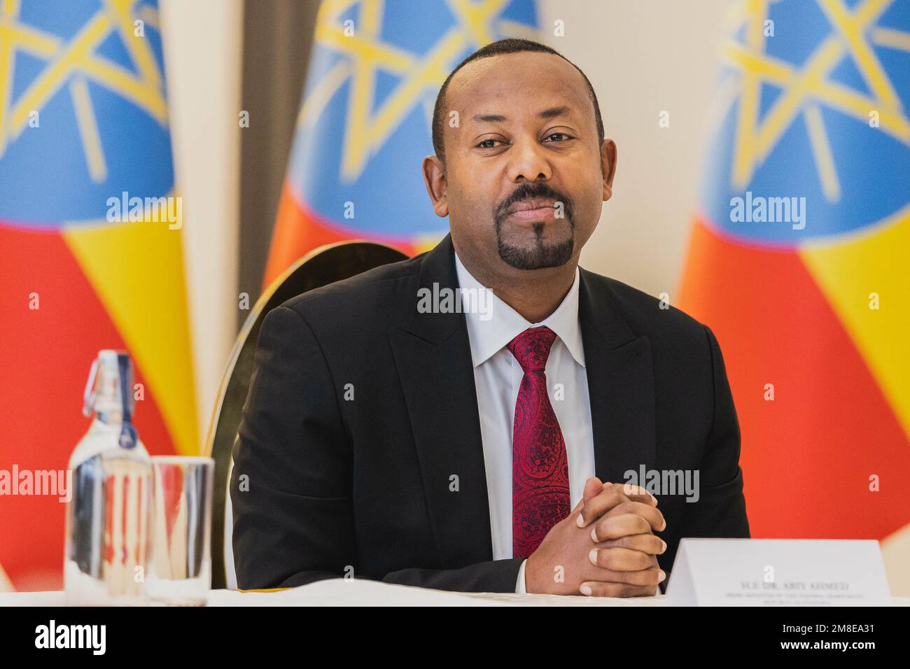 Abiy Ahmed Ali, Prime Minister of Ethiopia, pictured in Addis Ababa ...