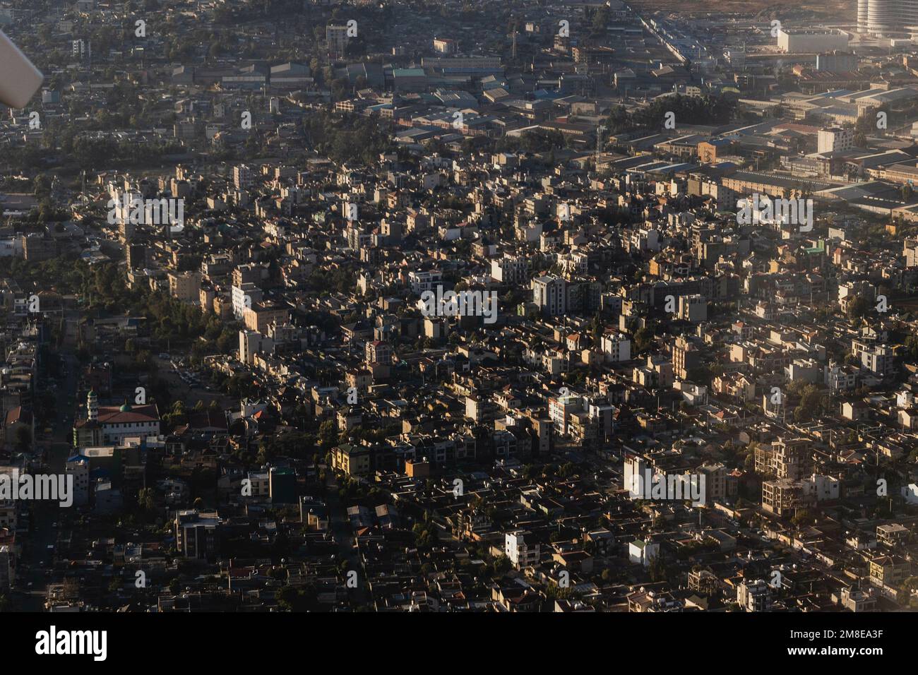 Aerial view of Addis Ababa, 01/12/2023 Stock Photo - Alamy