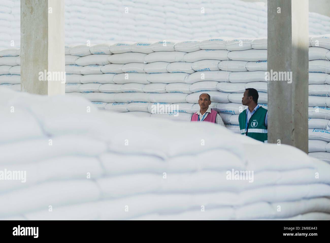 World Food Program (WFP) grain warehouse in Adama, 01/12/2023 Stock ...