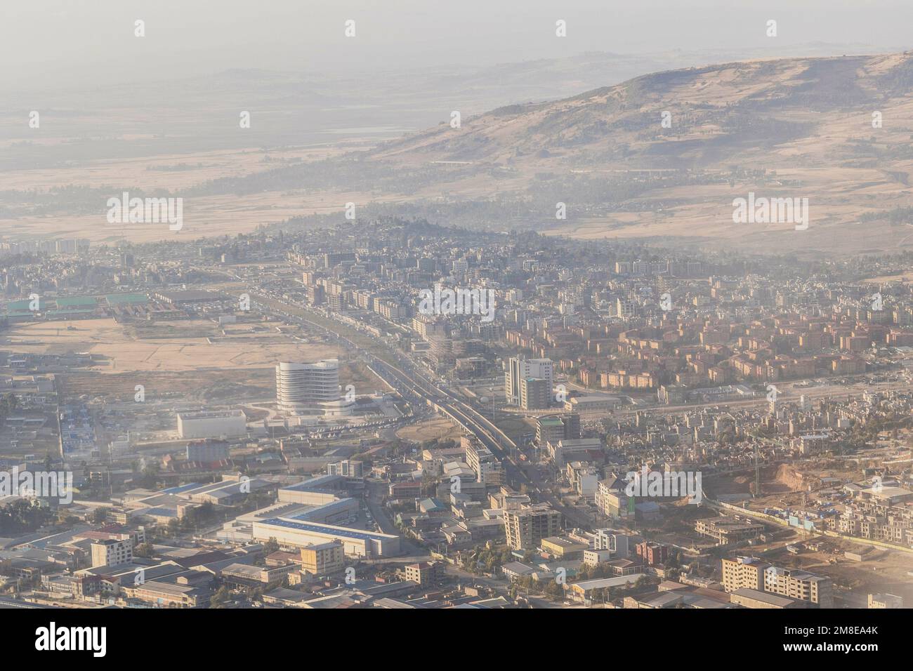 Aerial view of Addis Ababa, 01/12/2023 Stock Photo - Alamy
