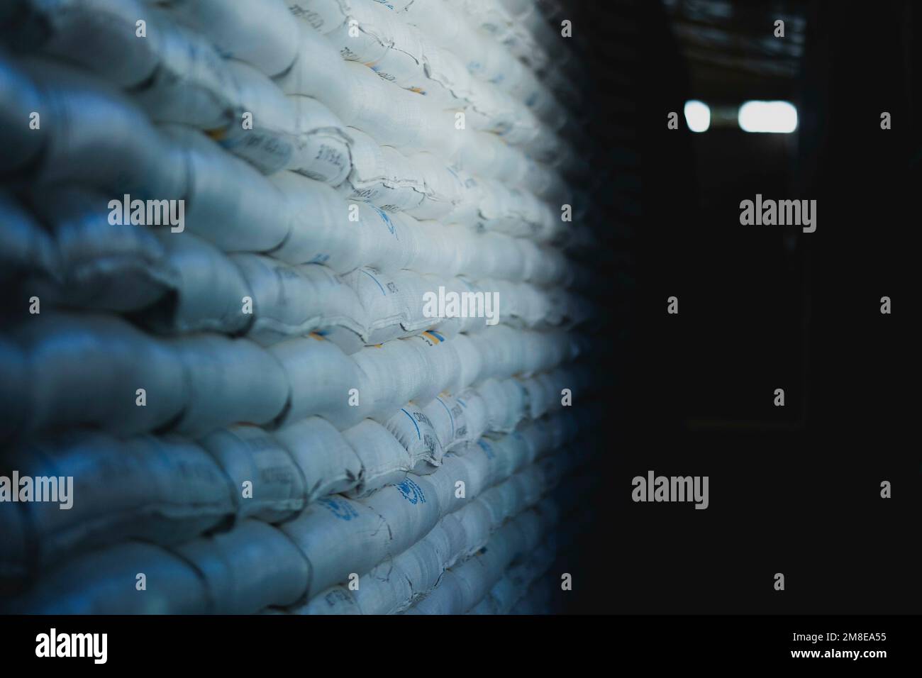 World Food Program (WFP) grain warehouse in Adama, 01/12/2023 Stock ...