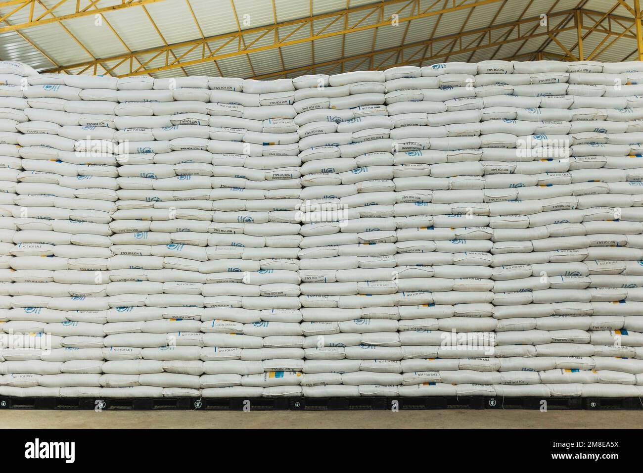 World Food Program (WFP) grain warehouse in Adama, 01/12/2023 Stock ...