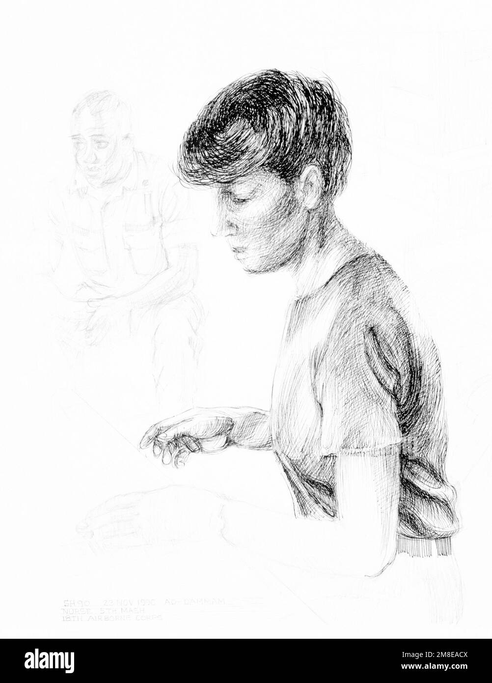 Artwork: "Nurse Helping Patient". Artist: Sieger Hartgers. Catalog ...