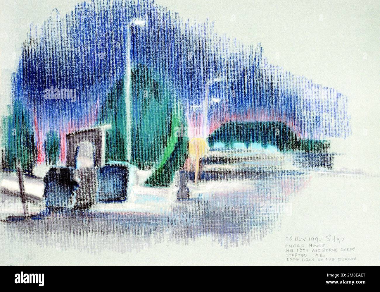 Artwork: "Guard House by Night". Artist: Sieger Hartgers. Catalog ...