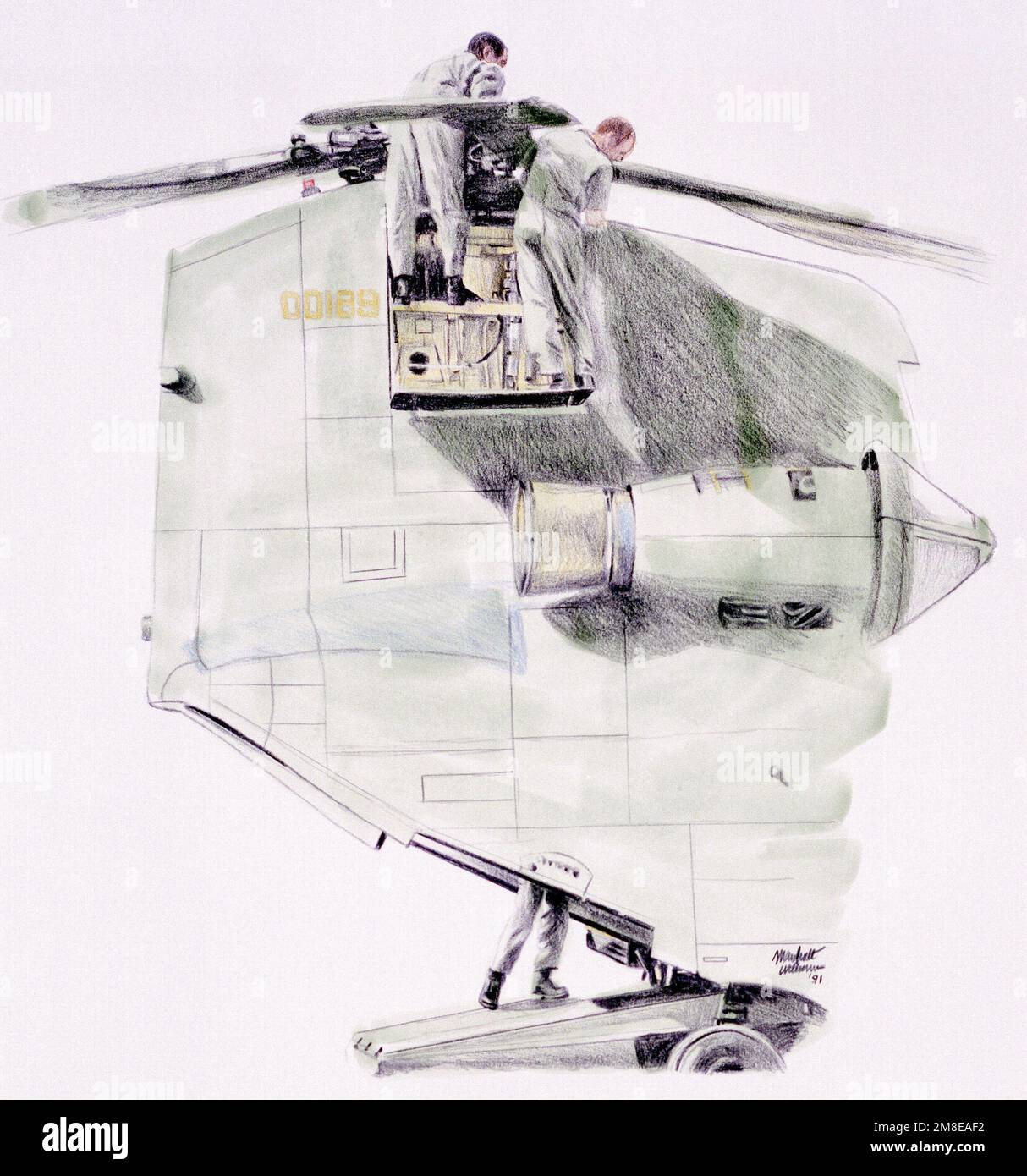 Artwork: "Fix 'em Up". Artist: Marshall T. Williams. Catalog Number: 9. ...