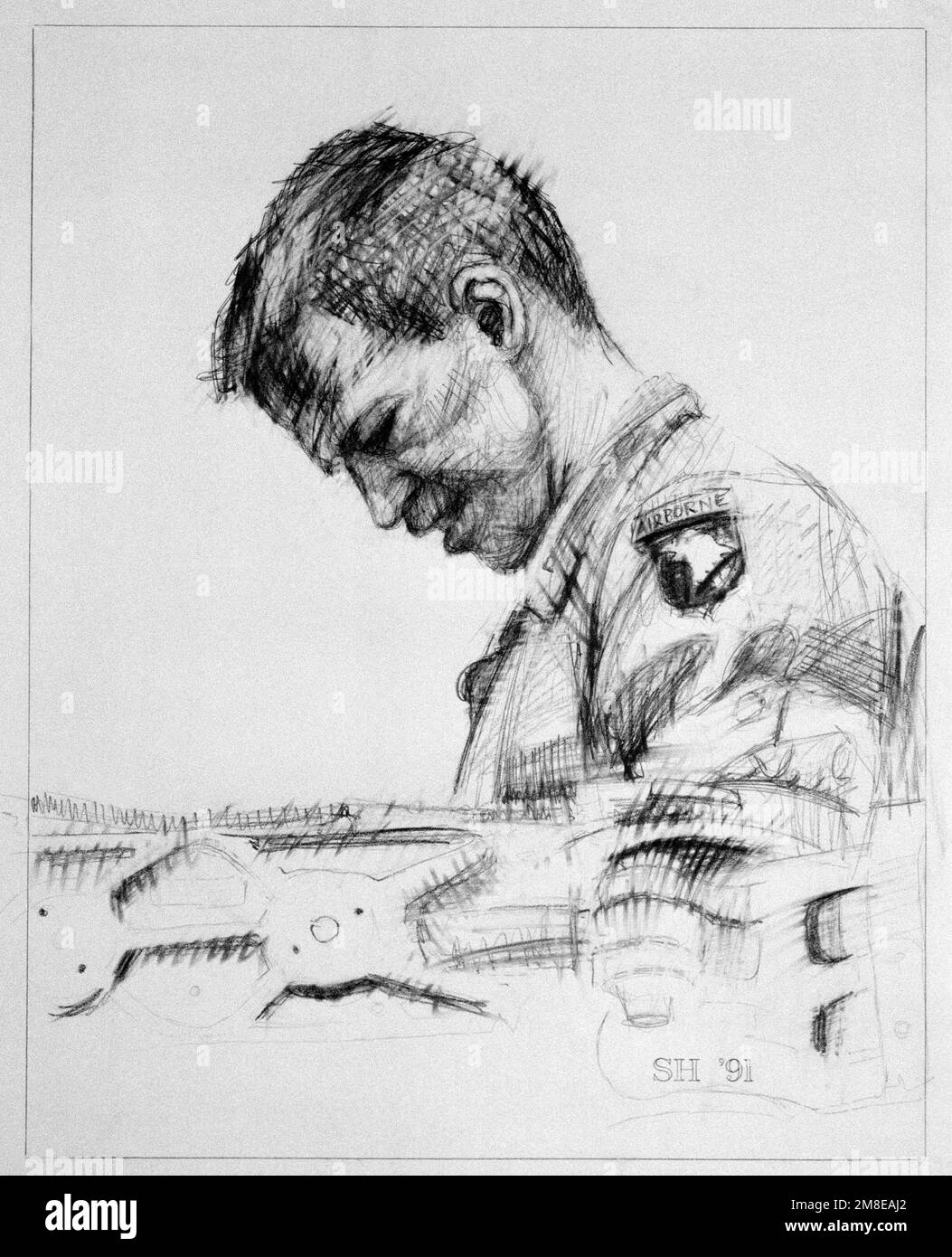 Artwork: "Aircraft Repair". Artist: Sieger Hartgers. Catalog Number: 2. ...