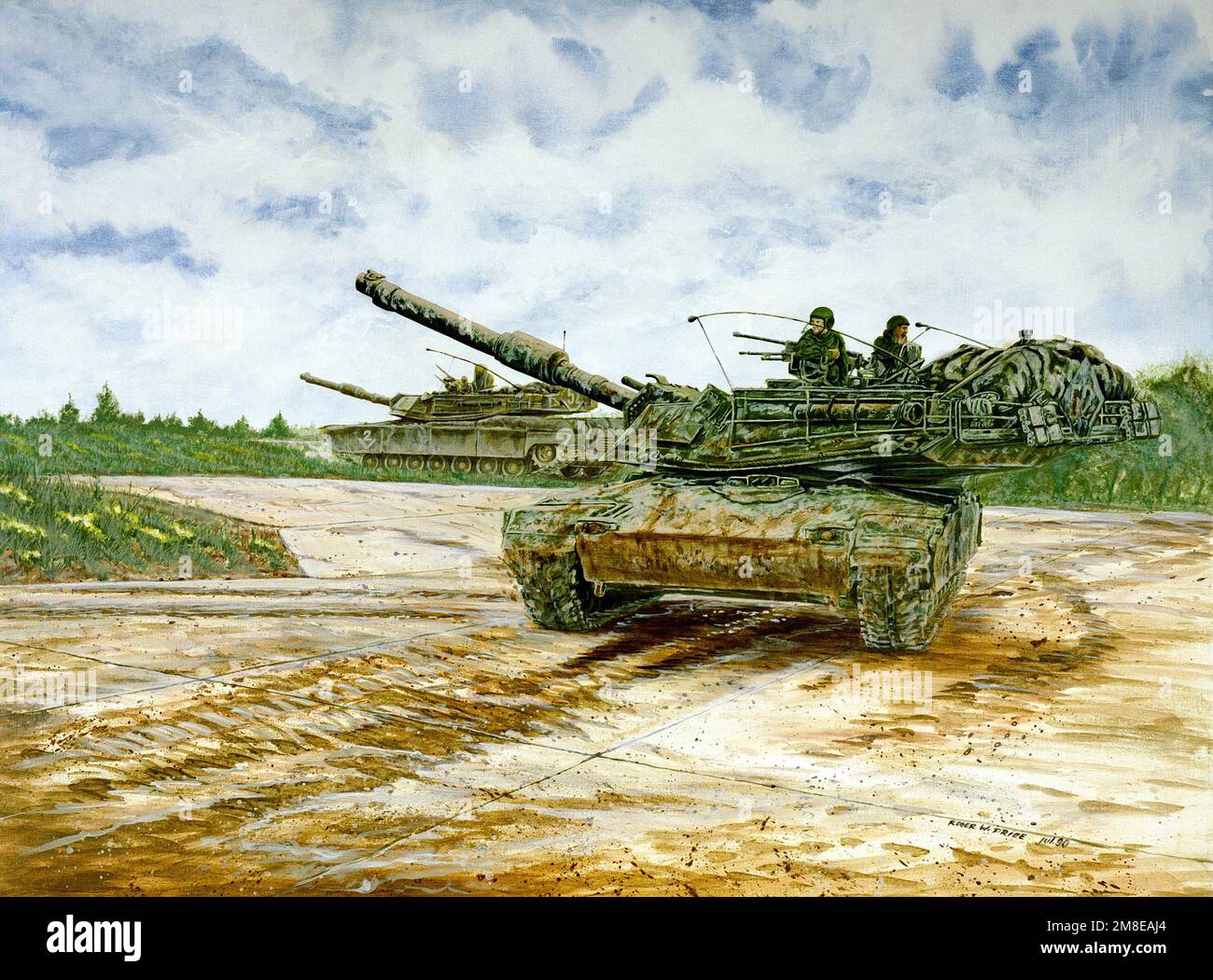 Artwork: "Up and Down Range" Artist: SSGT Roger W. Price Catalog Number ...