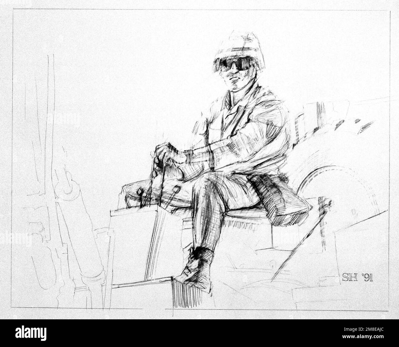 Artwork: "Clearing the Desert". Artist: Sieger Hartgers. Catalog Number ...