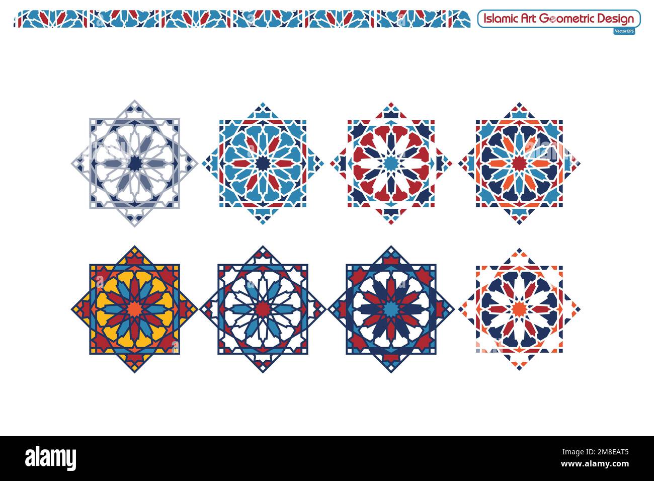 Islamic geometric decorative patterns, background collection ...
