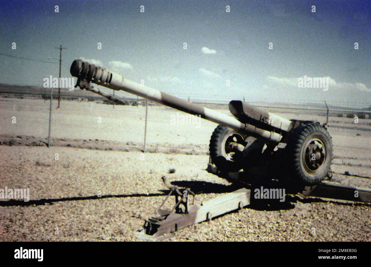 Right front view, on display, Soviet D-30 122mm Howitzer. Country ...