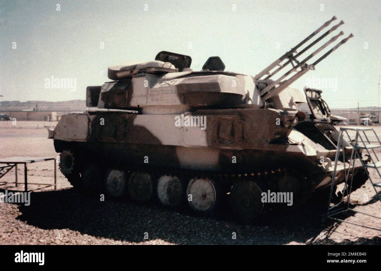 Left front view, on display, Soviet ZSU-23-4 Self-propelled (SP), 23mm ...