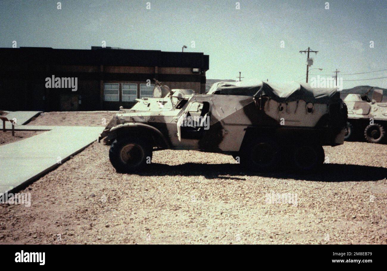 Right side view, on display, Soviet BTR-152 Armored Personnel Carrier ...