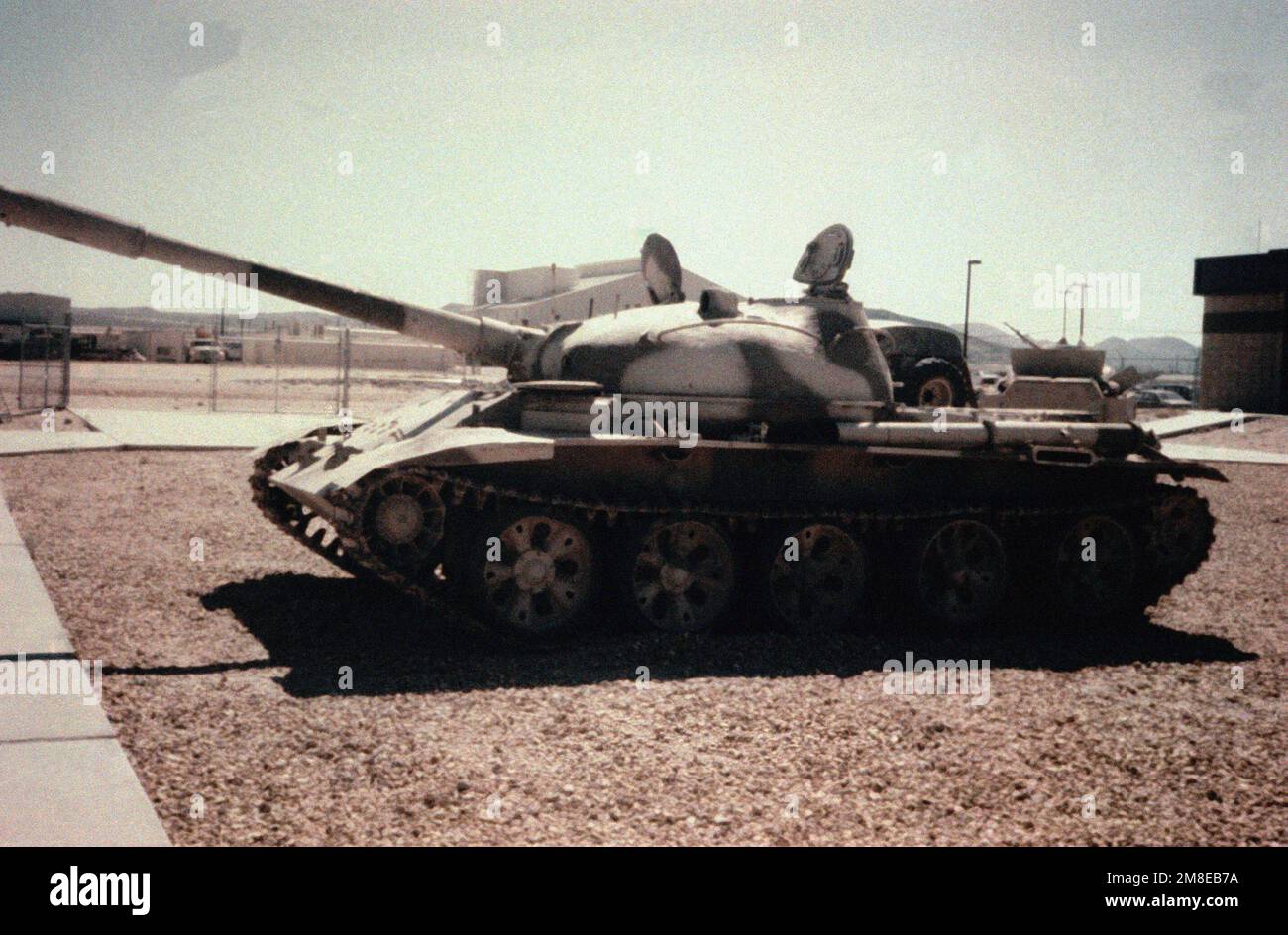 Left side view, on display, Soviet T-62 Main Battle Tank. Country ...