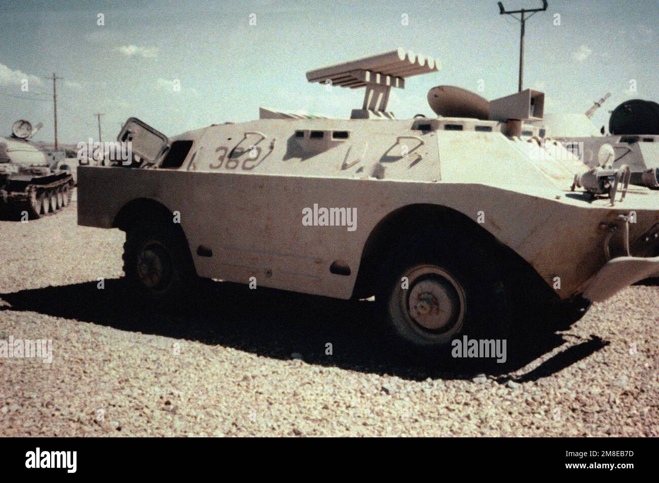 Right side view, on display, Soviet BRDM-2 Amphibious Scout Car with AT ...