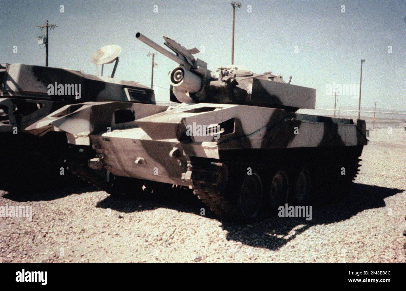 Left front view, on display, Soviet M551 modified to resemble a Soviet ...