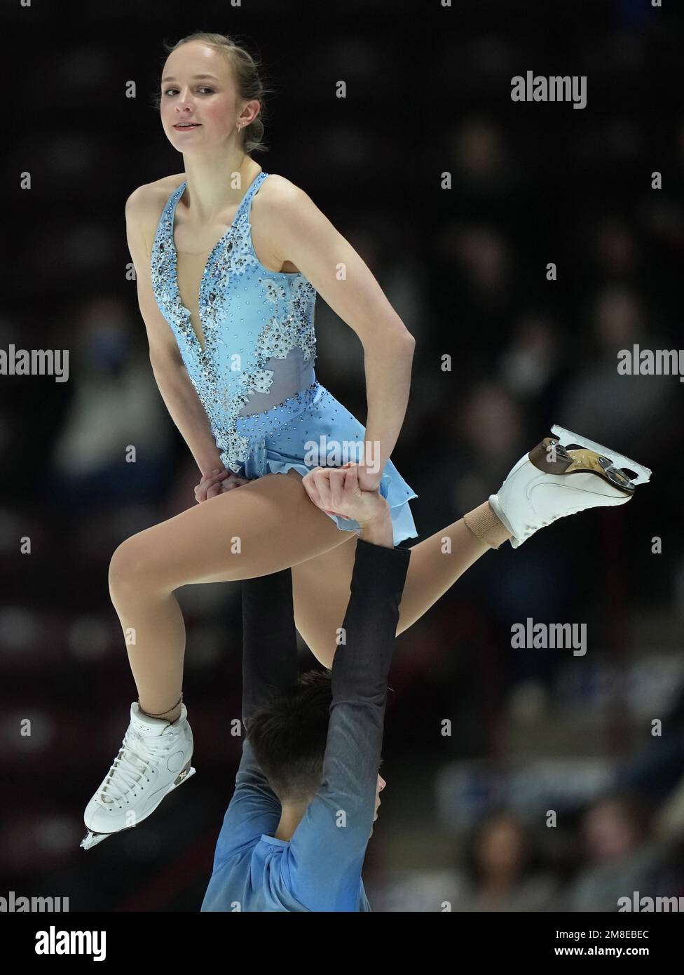 Ontario, Canada. 13th Jan, 2023. Brooke McIntosh and Benjamin Mimar of ...