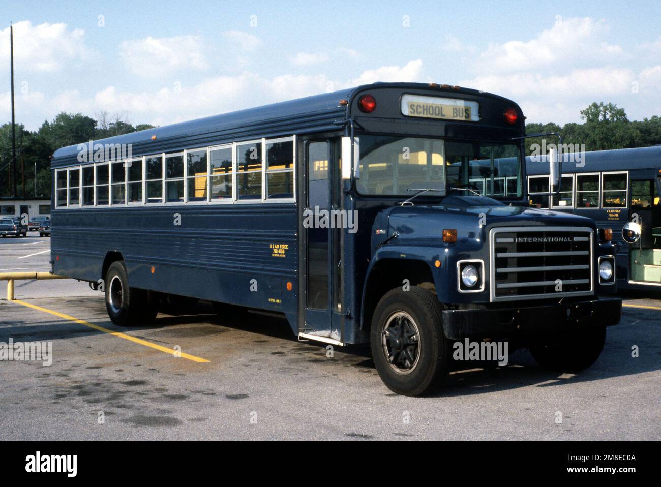 A right side view of an Air Force bus. Country: Unknown Stock Photo - Alamy