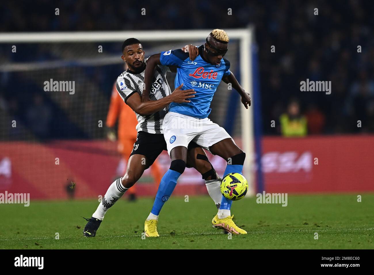 Victor Osimhen (Napoli)Gleison Bremer (Juventus) during the Italian ...