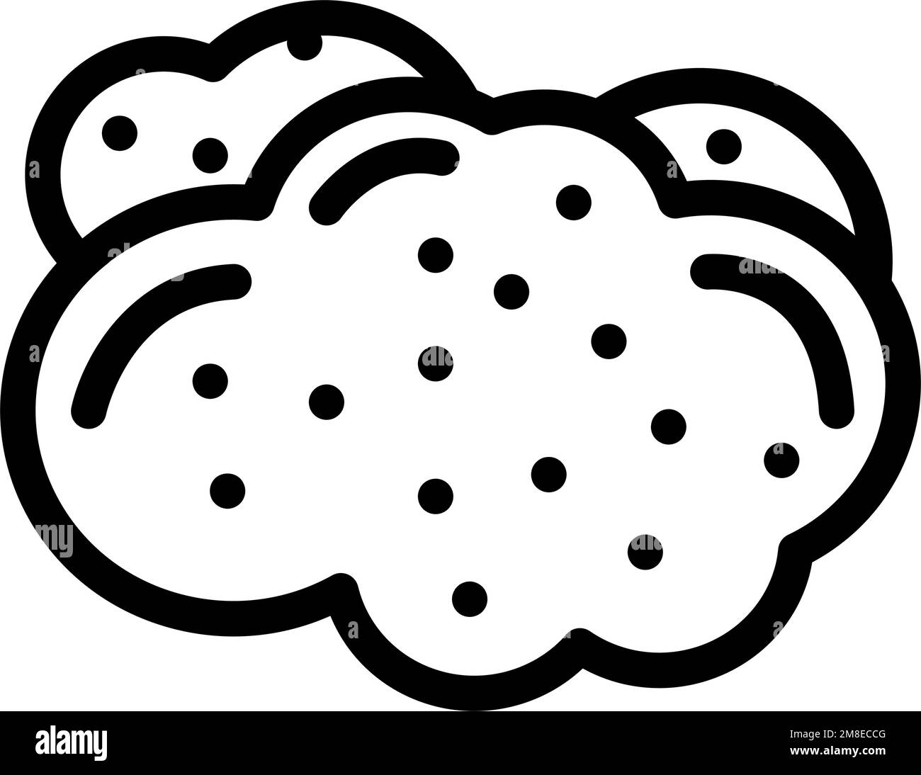 gas chemistry line icon vector. gas chemistry sign. isolated contour ...