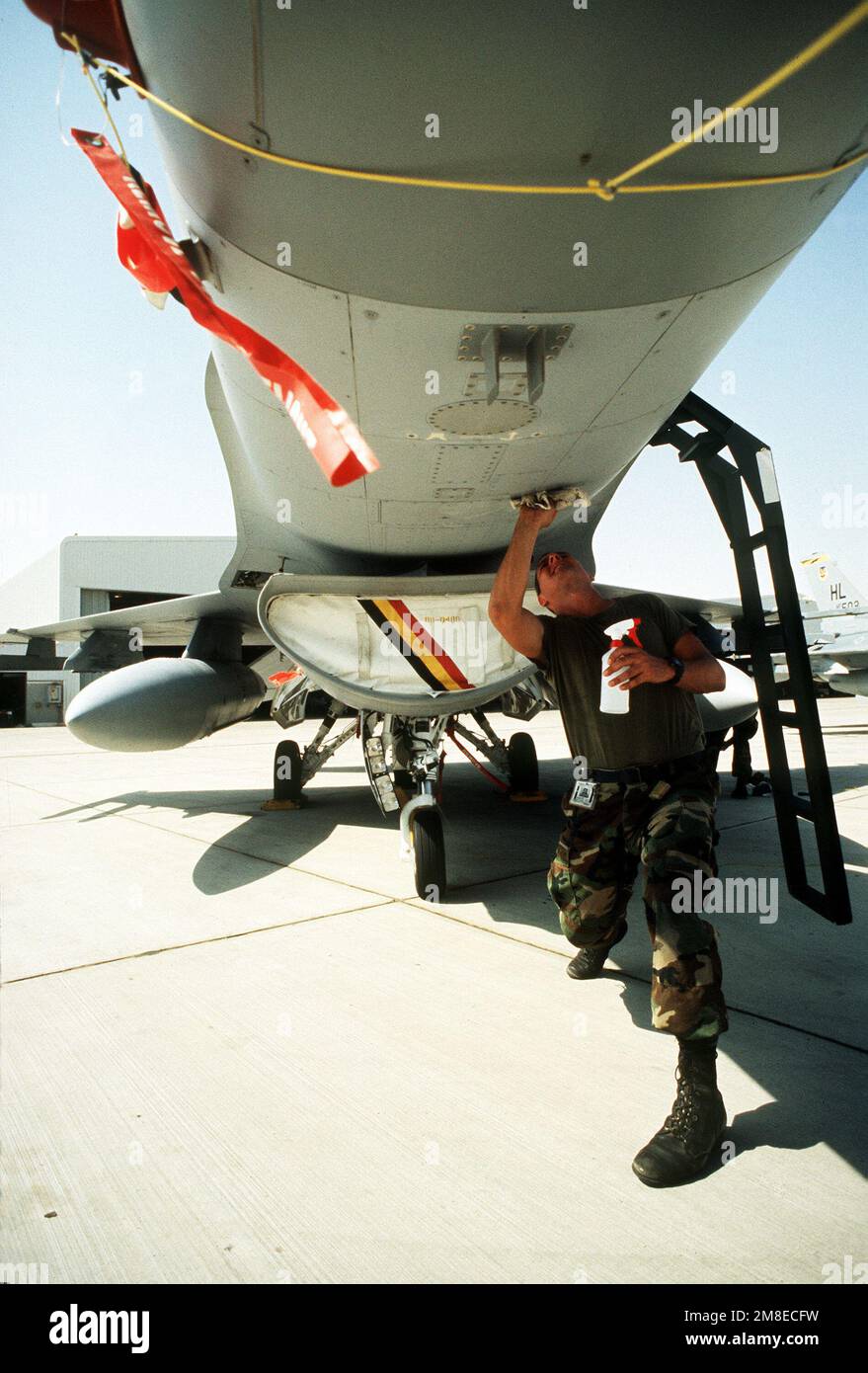 TECH. SGT. Manuel Villa, crew chief with the 388th Tactical Fighter ...