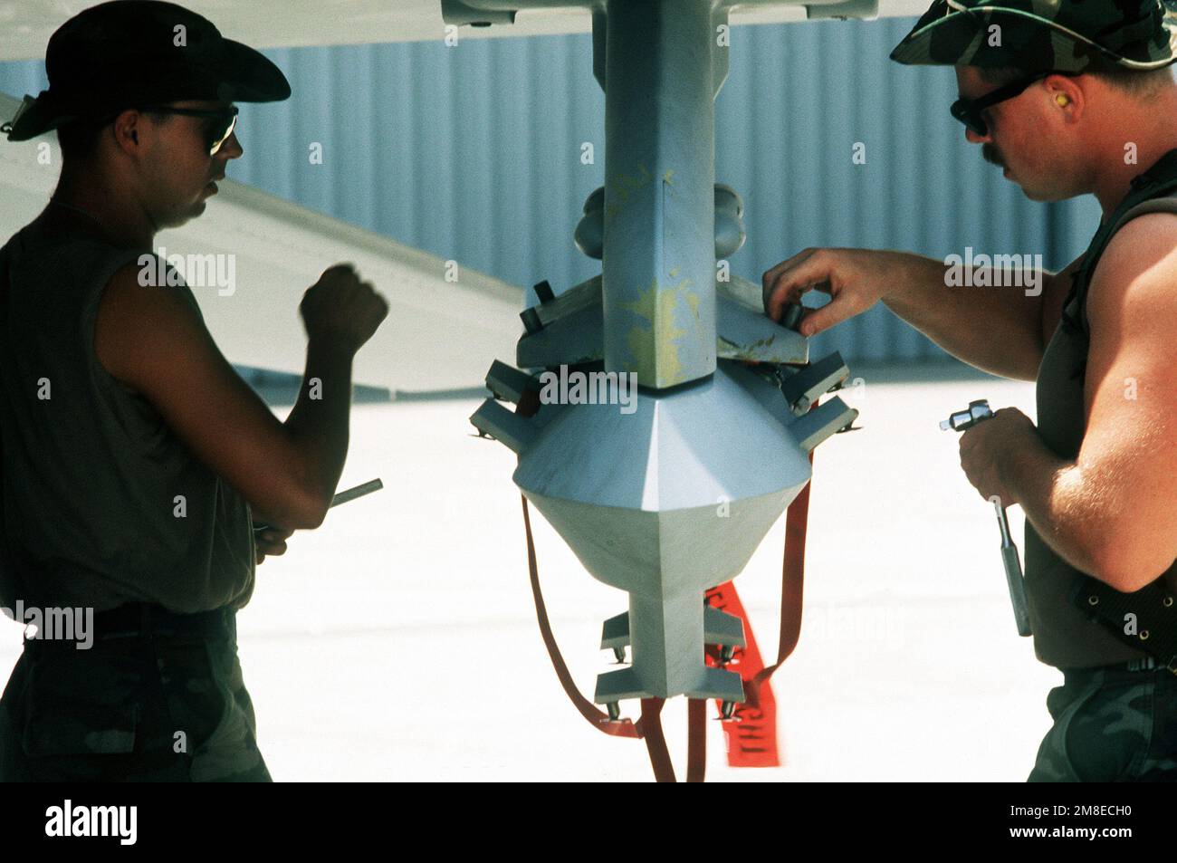 SGT. Larry Munger and SGT. Lawn Smith, 4th Weapons Squadron, 388th ...