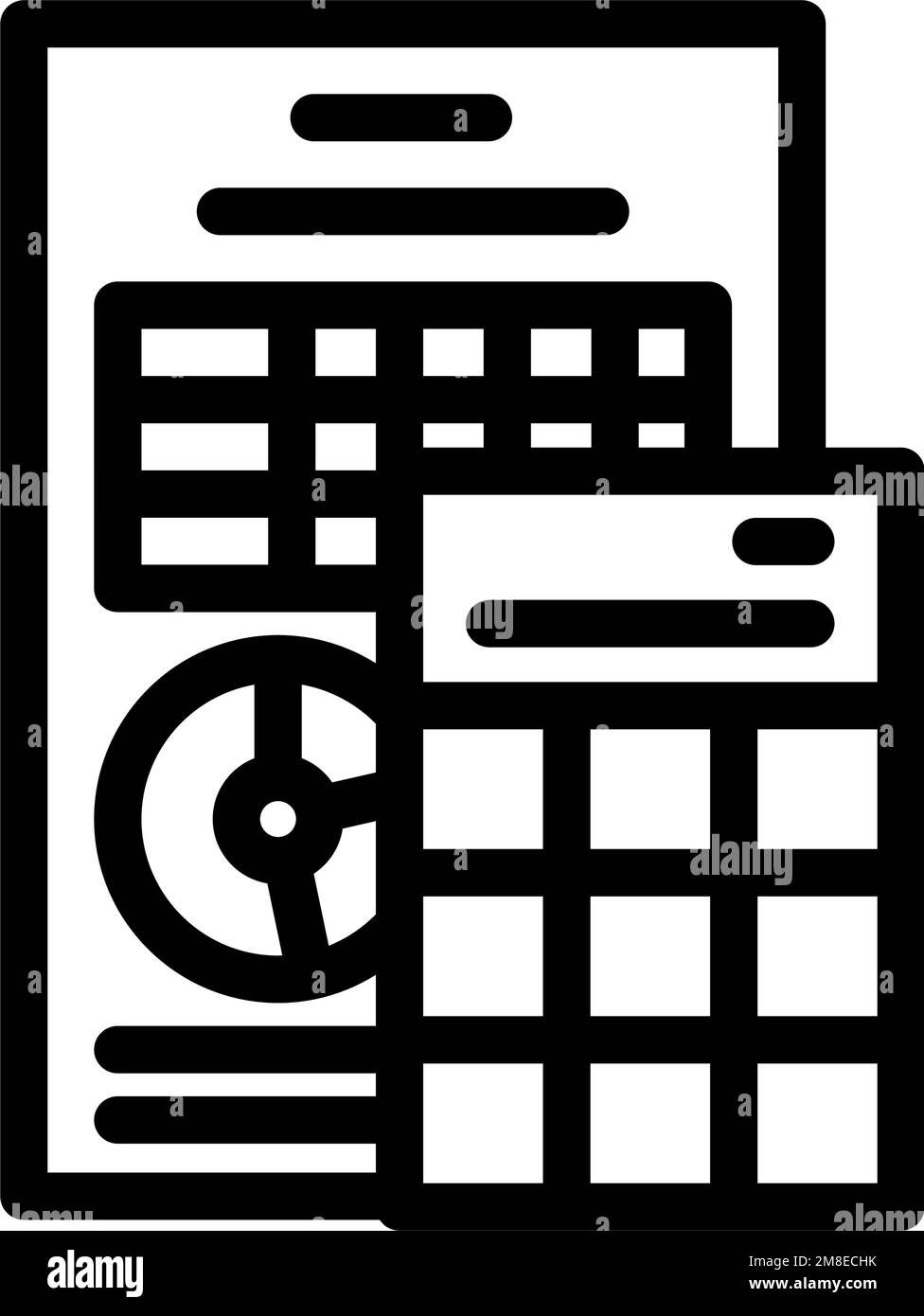 financial esg line icon vector. financial esg sign. isolated contour ...