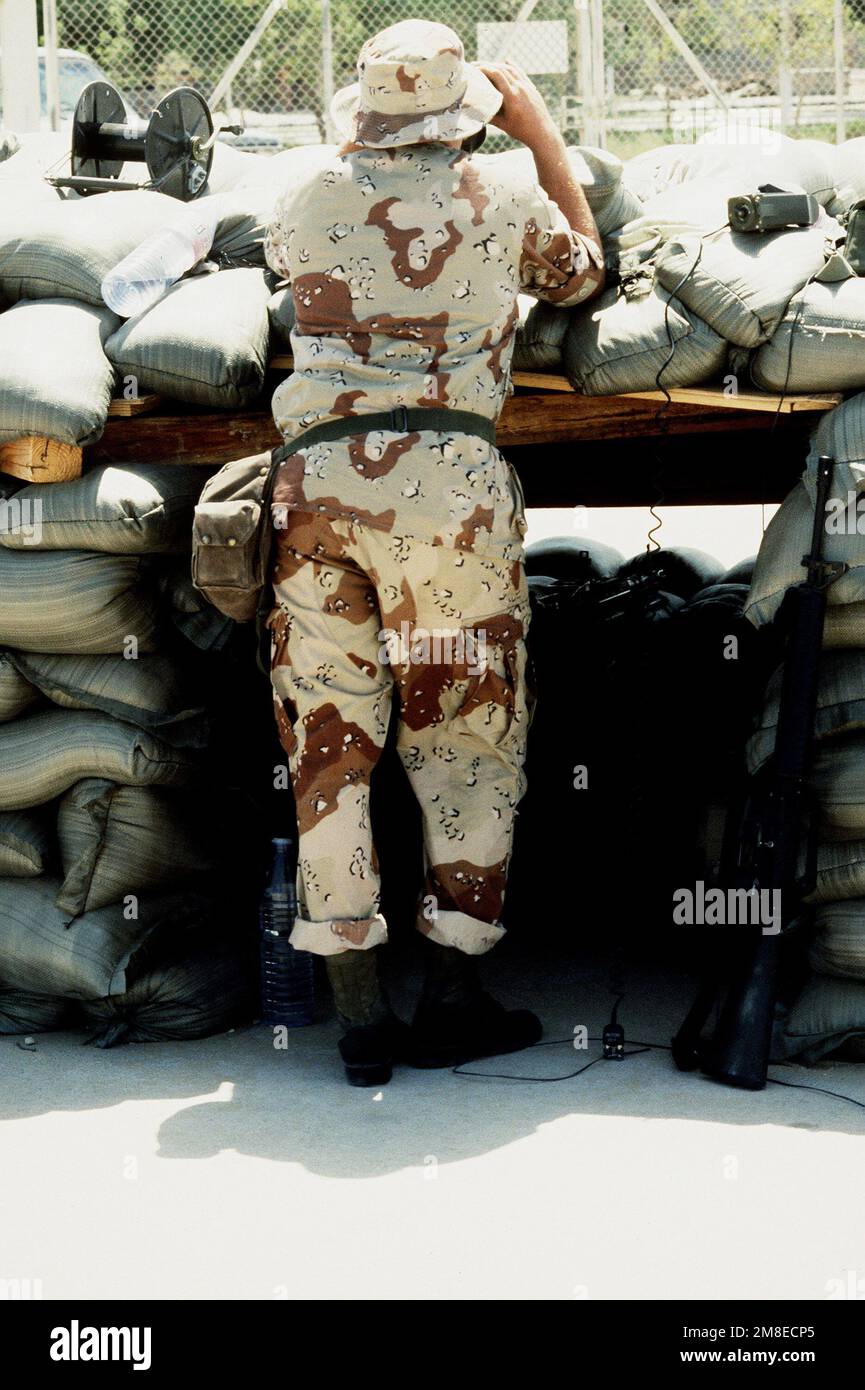 Private 1ST Class Jeff Pritchett of the 7th Air Defense Artillery ...