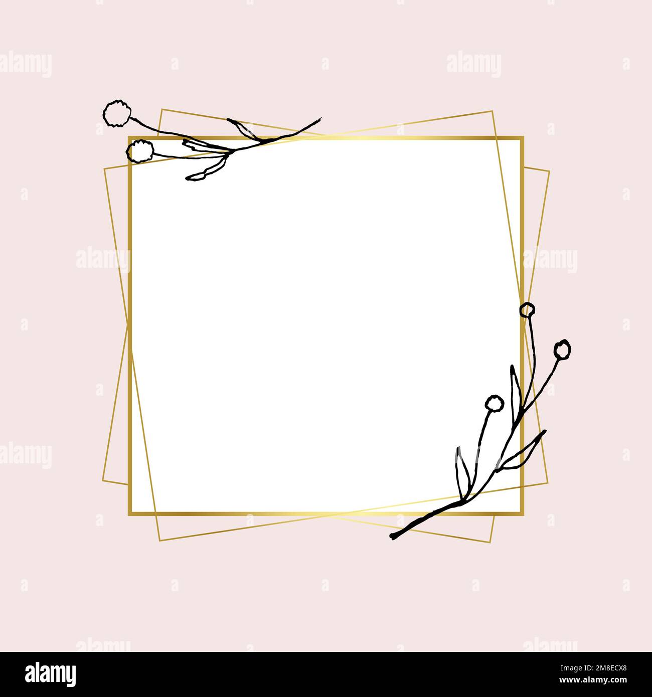 Simple flower drawing hi-res stock photography and images - Alamy