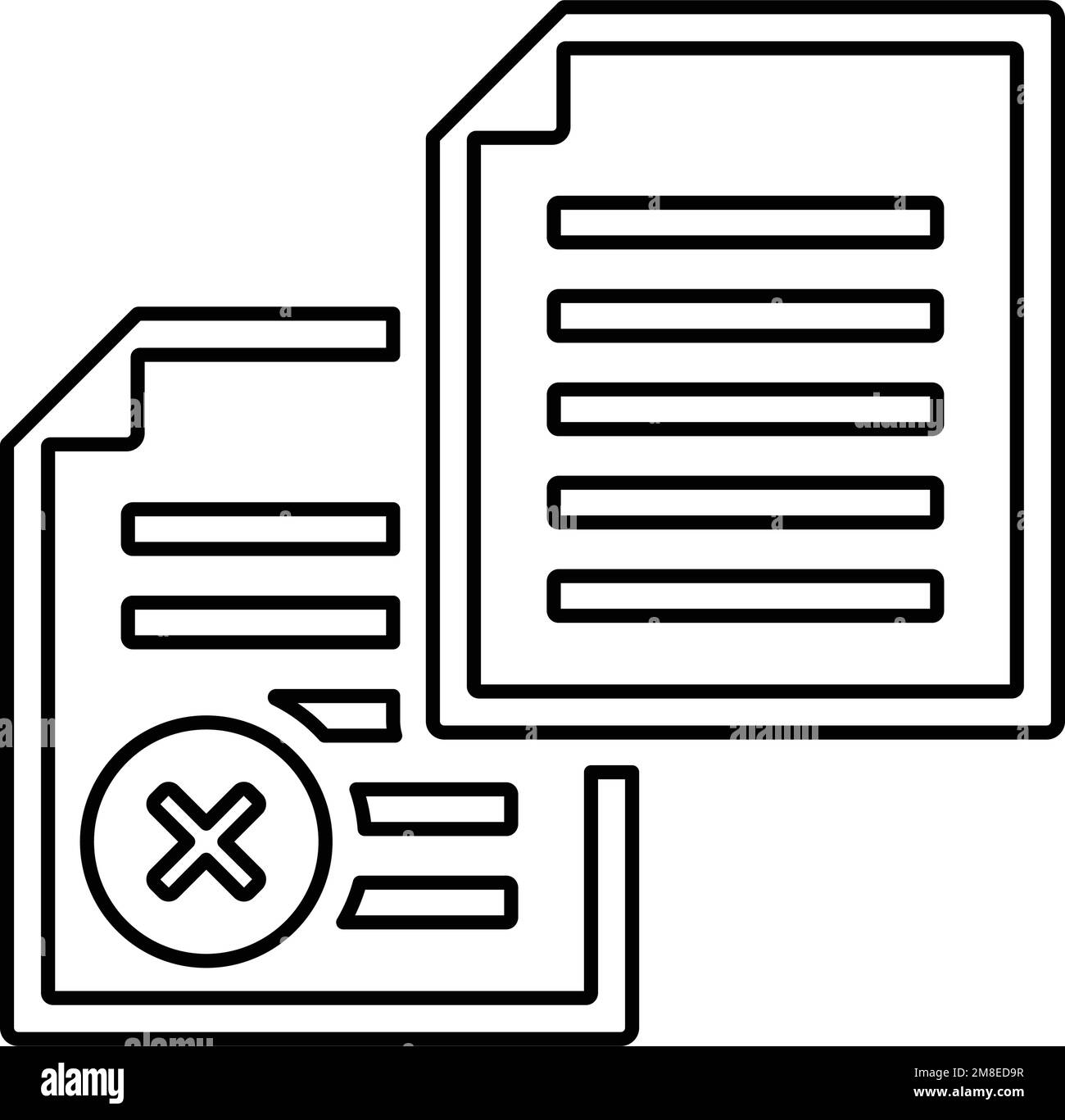 Cancel logo Stock Vector Images - Alamy