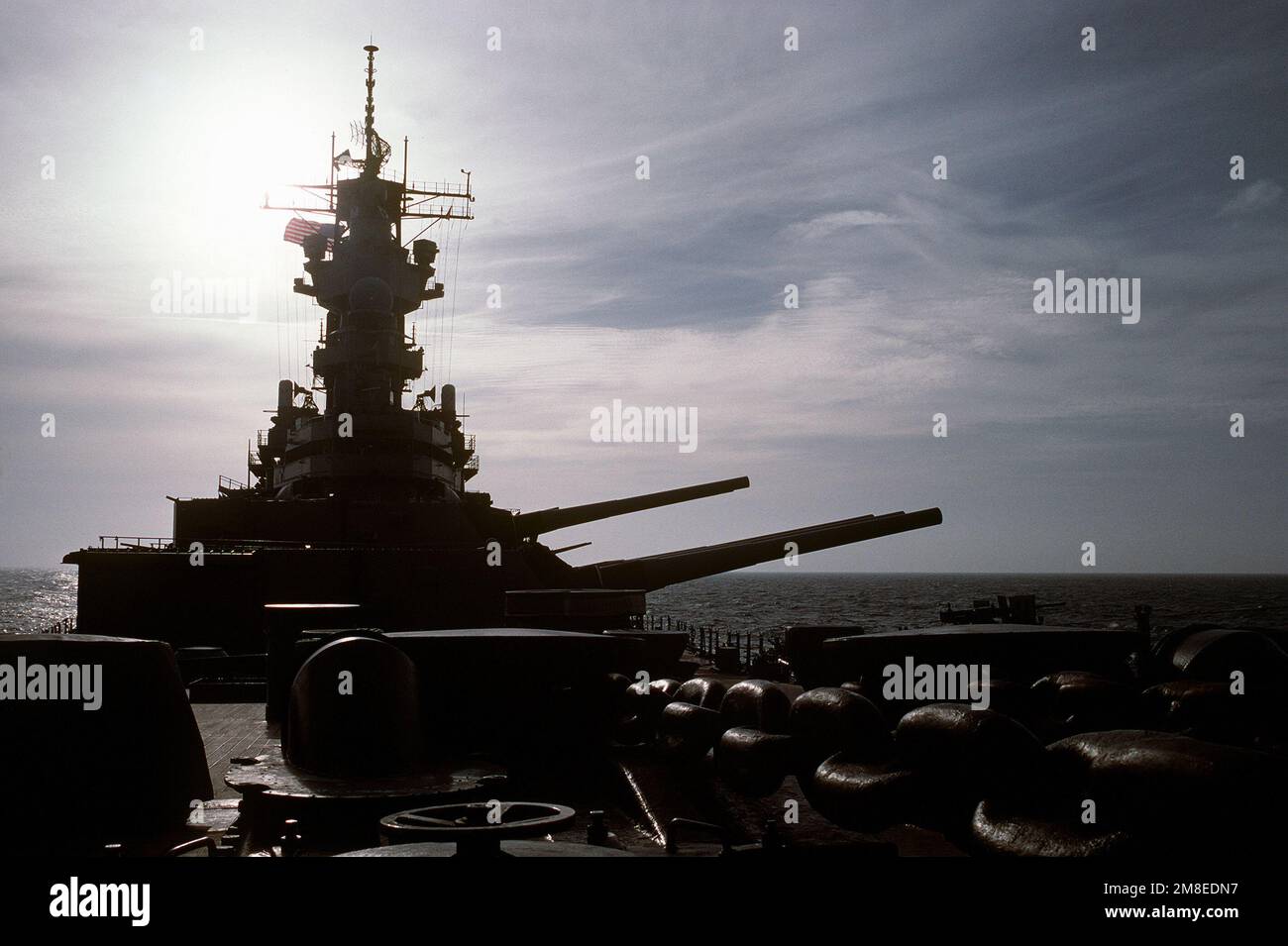 The Mark 4 16-inch/l50-caliber guns of the battleship USS WISCONSIN (BB ...