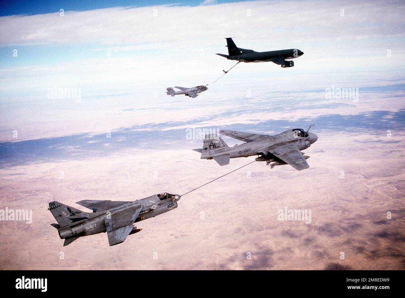 While en route to targets in Iraq during Operation Desert Storm, an ...