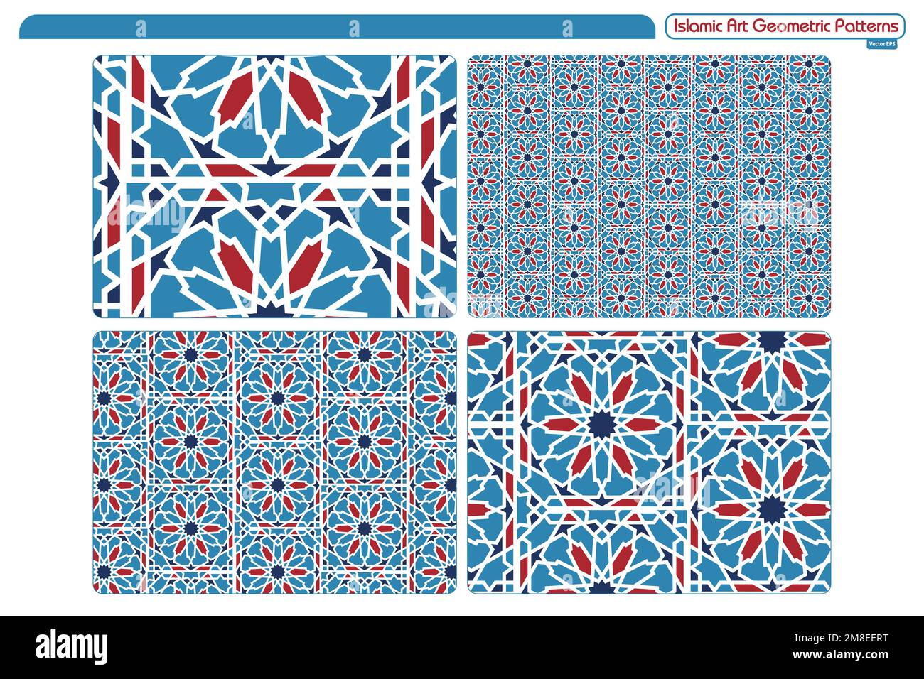 Islamic geometric decorative patterns, background collection ...