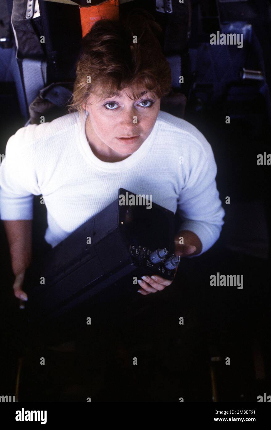 SSGT Lisa S. Morigeau, 32nd Component Repair Squadron, prepares to test ...