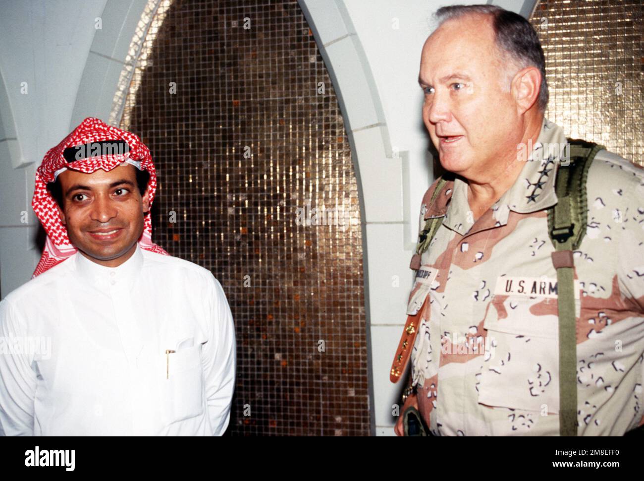 GEN. H. Norman Schwarzkopf, U.S. Central Command commander-in-chief ...