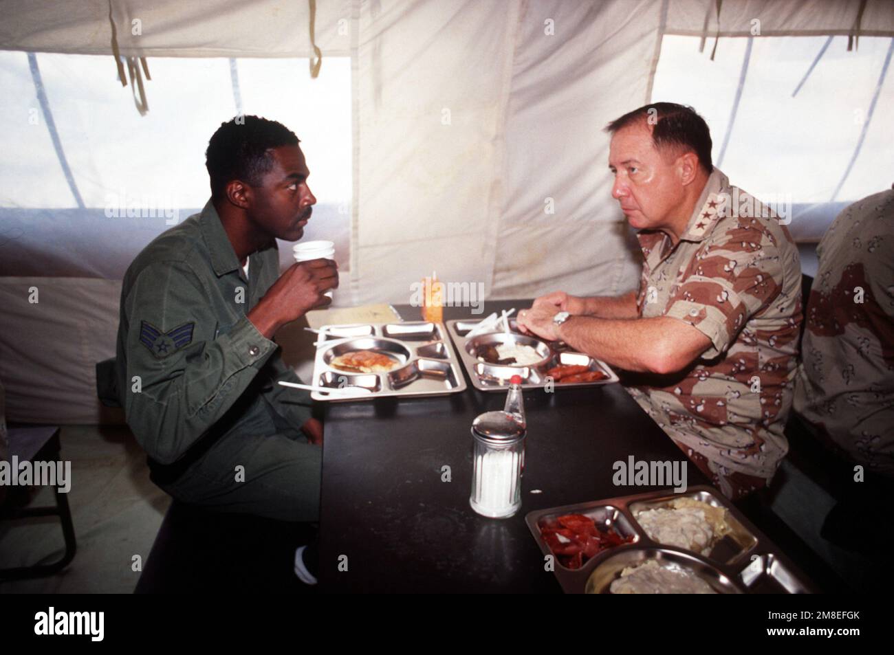 LT. GEN. Charles A. Horner, commander, U.S. Central Command Air Forces ...