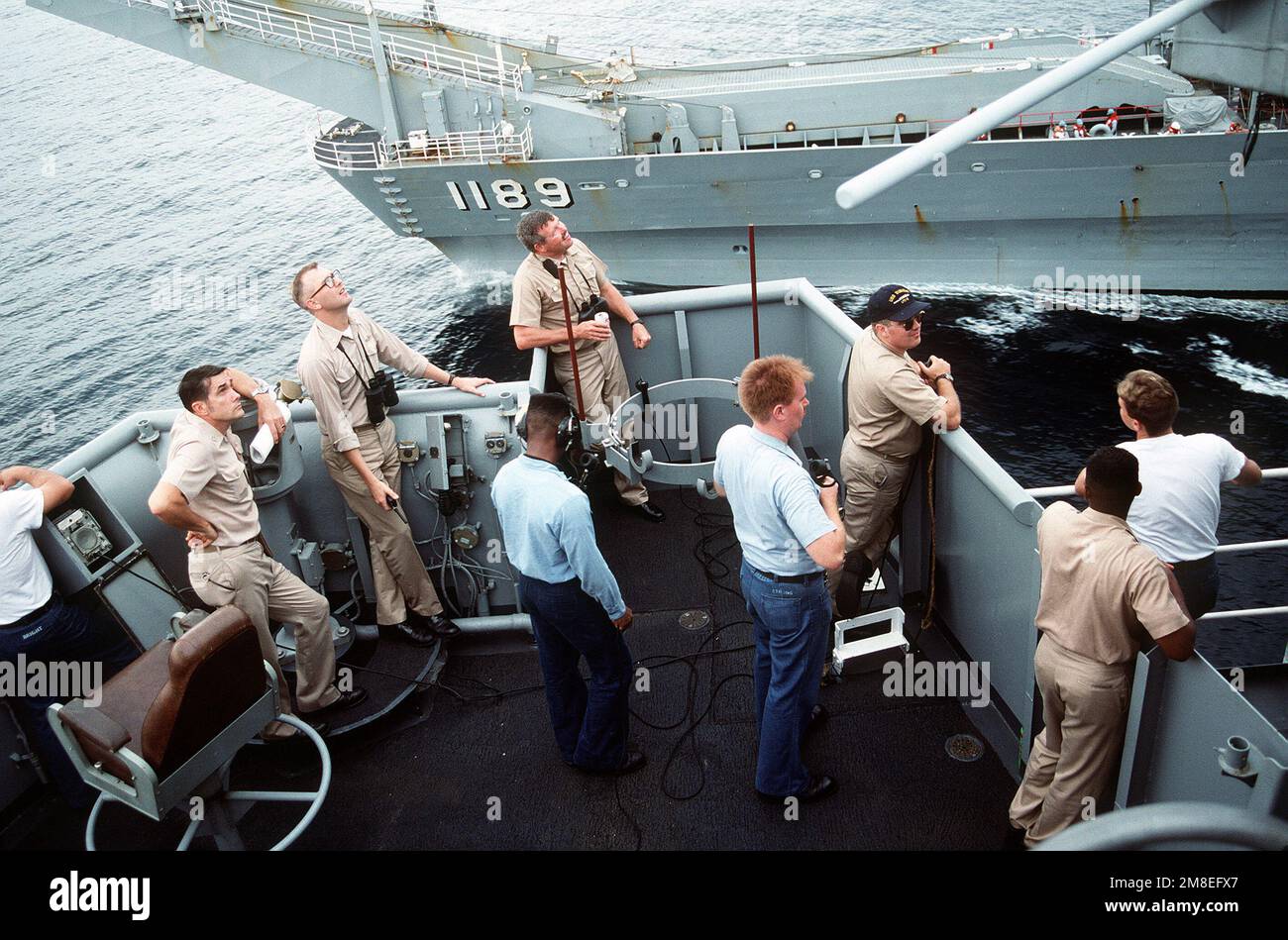 Crew members aboard the amphibious transport dock USS DUBUQUE (LPD-8 ...