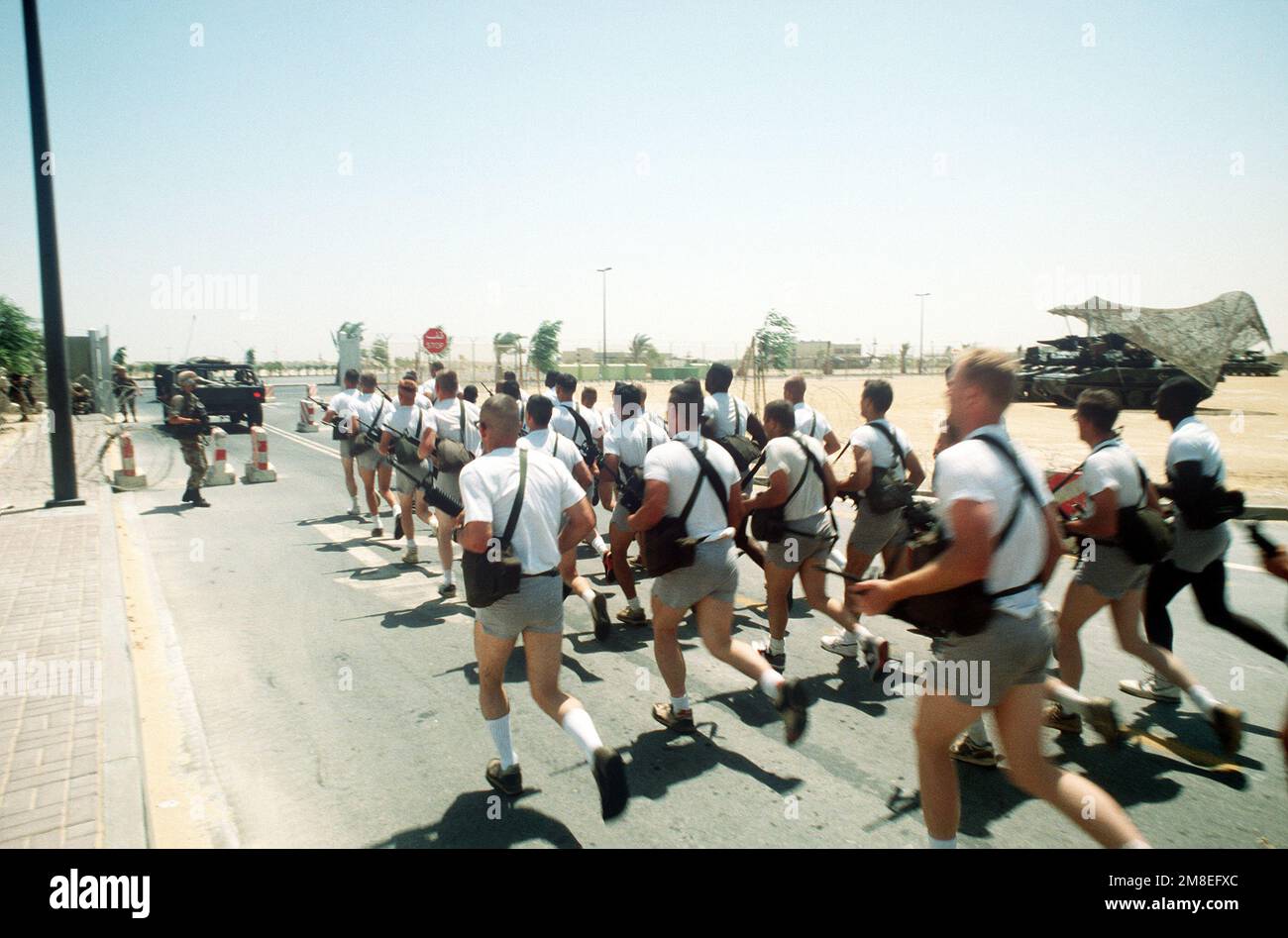Members of a platoon from the 82nd Airborne Division set out on a ...