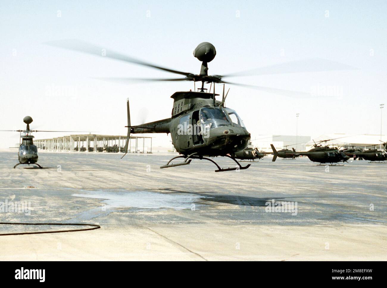 Kiowa Helicopter Firing