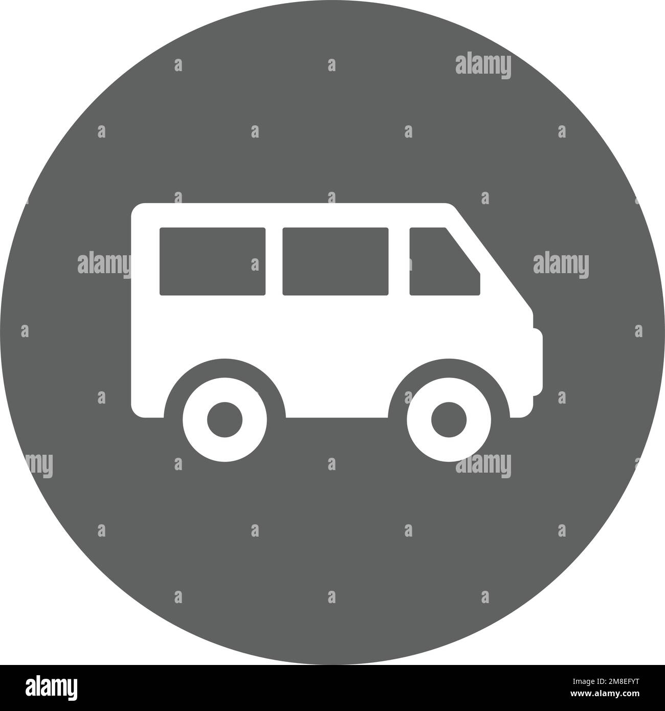 Mini bus vector hi-res stock photography and images - Alamy