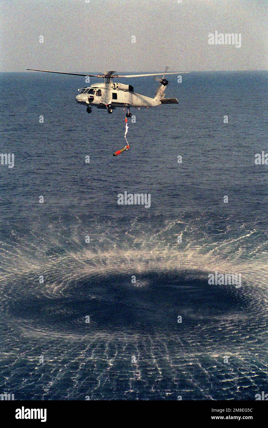 A US Navy (USN) SH-60F Seahawk, with the Helicopter Anti-submarine ...