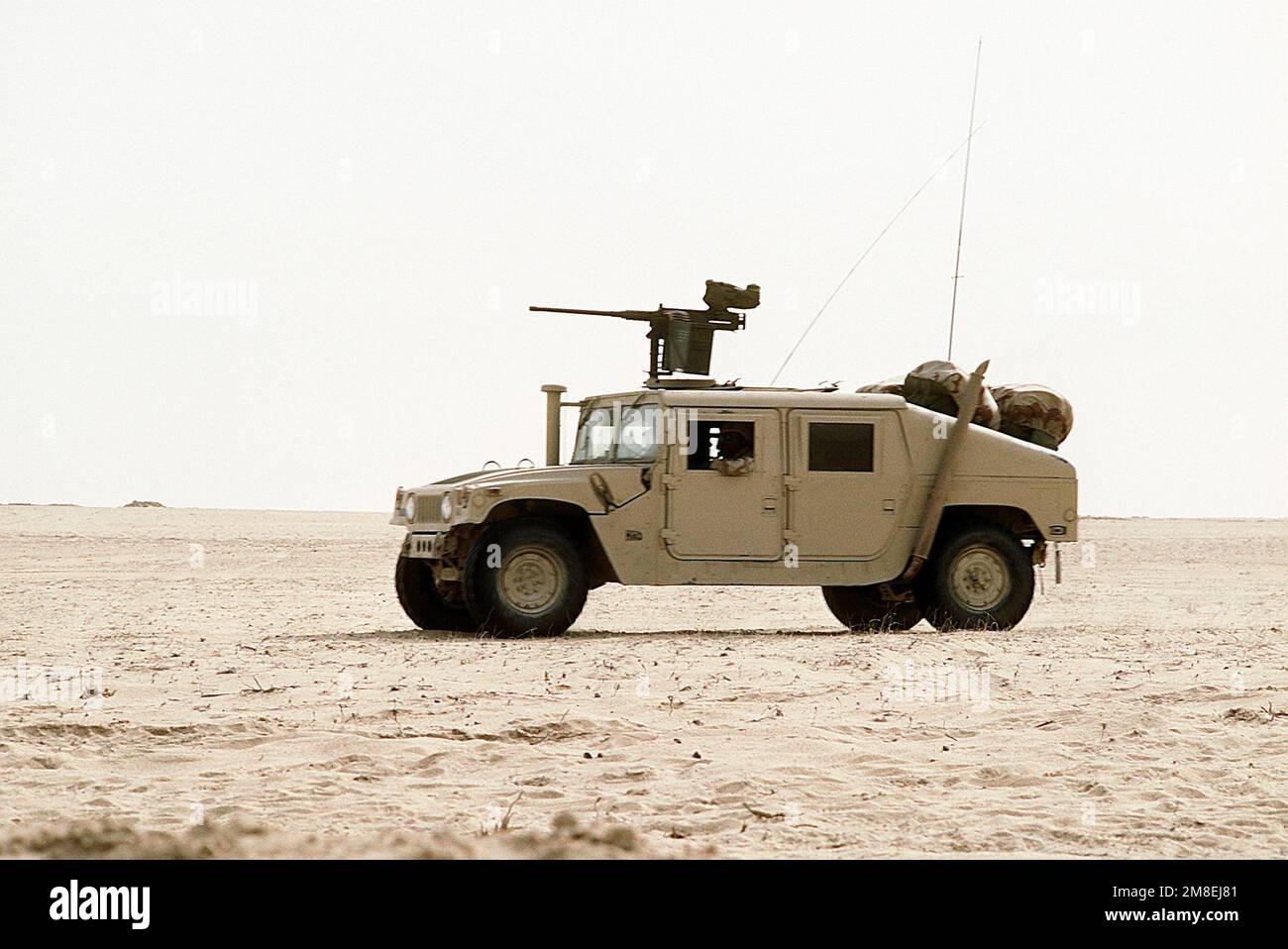 A Marine Corps M998 High-Mobility Multipurpose Wheeled Vehicle (HMMWV ...