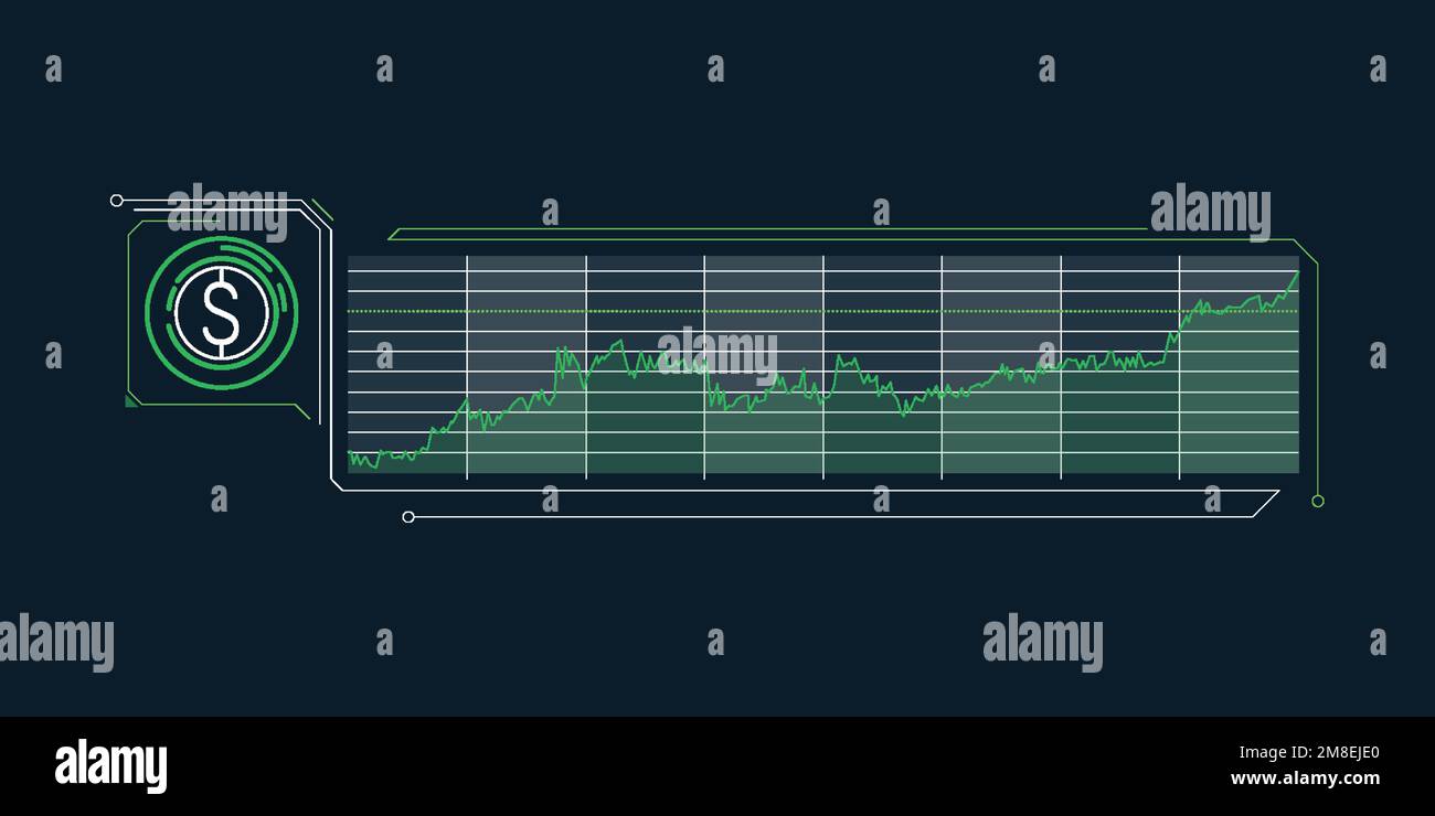 Simple infographics of dollar exchange rate growth Stock Vector Image ...