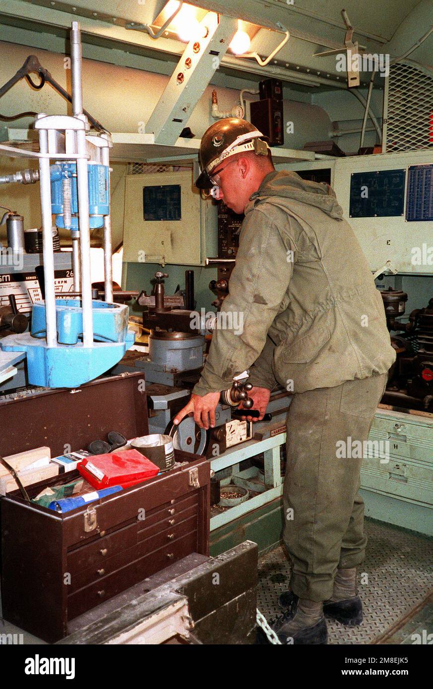 PETTY Officer 2nd Class Aaron Marshall, a Seabee with Naval Mobile ...