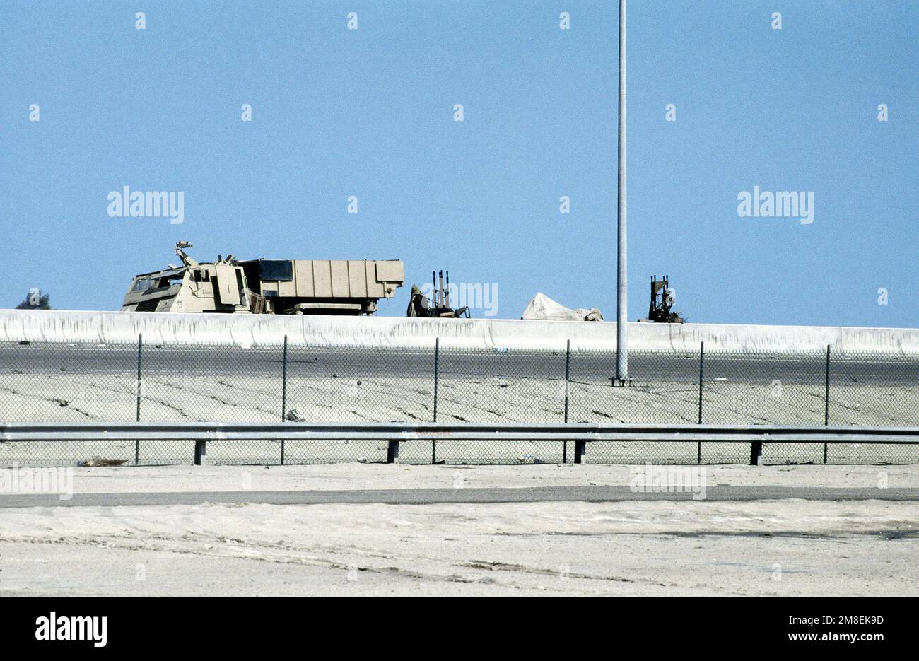 An Iraqi AV-LMU launching vehicle carrying an ASTROS II multiple rocket ...