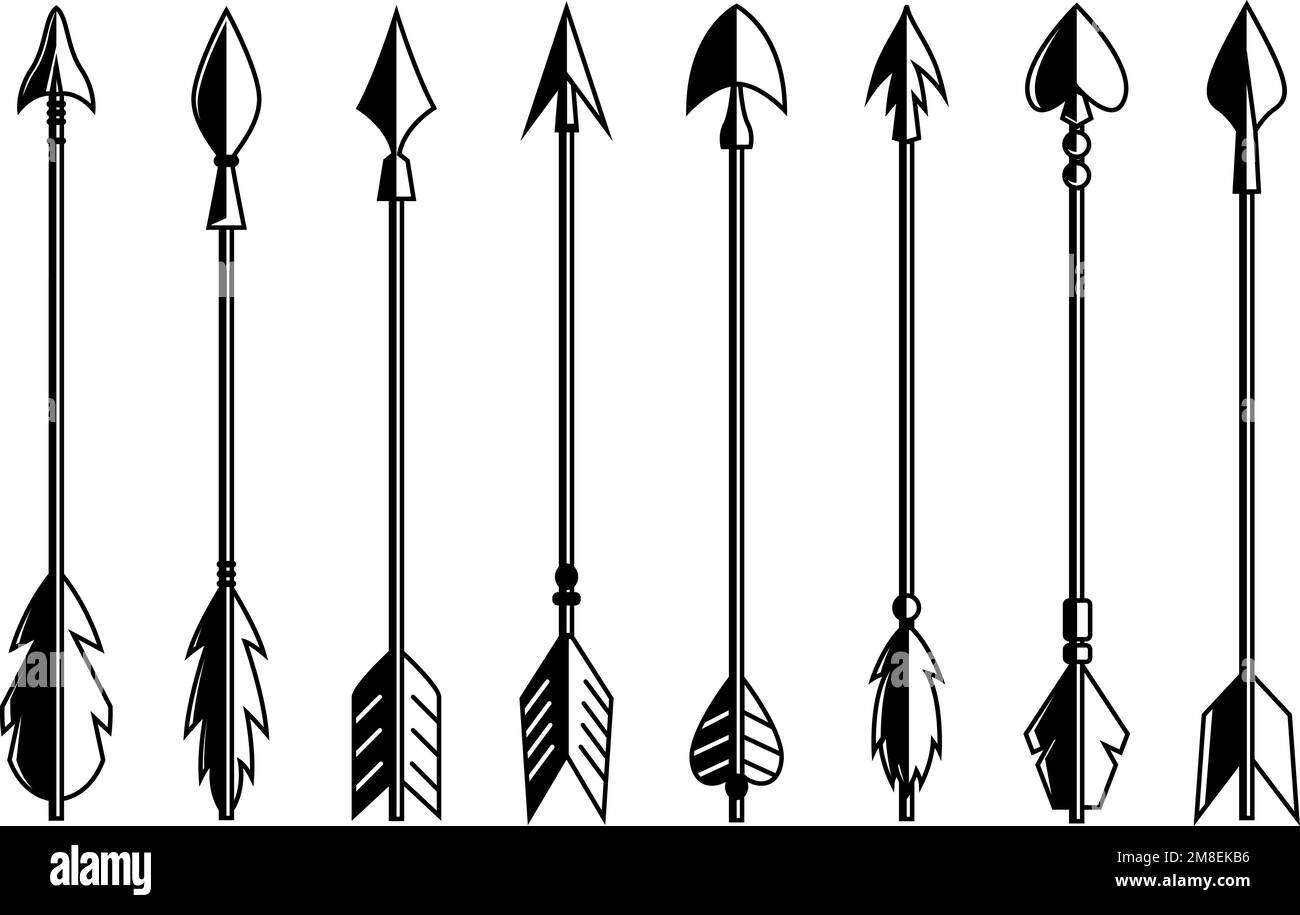 Shoot arrows Black and White Stock Photos & Images - Alamy