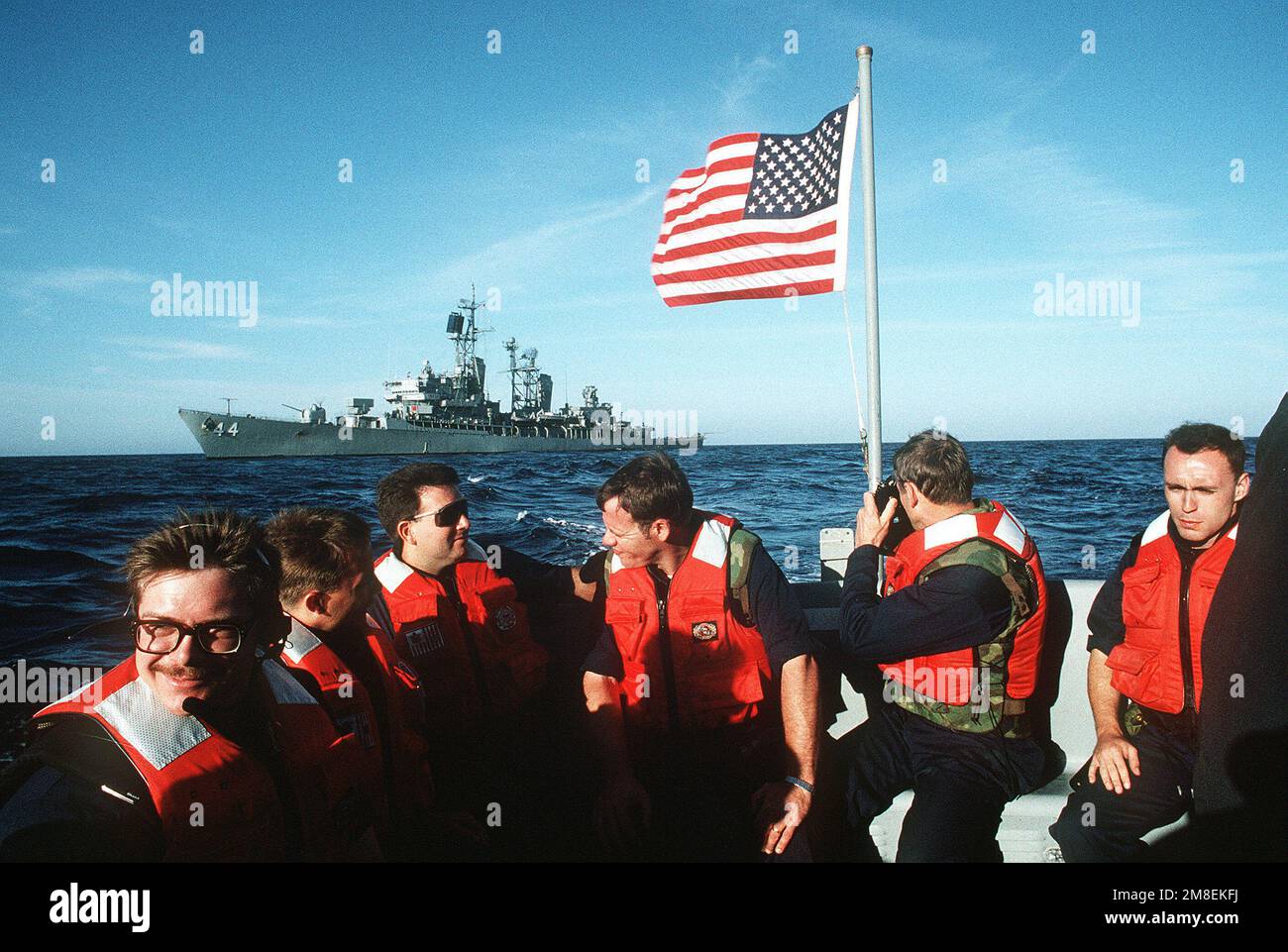 Members of a U.S. Coast Guard Law Enforcement Detachment (LEDET ...
