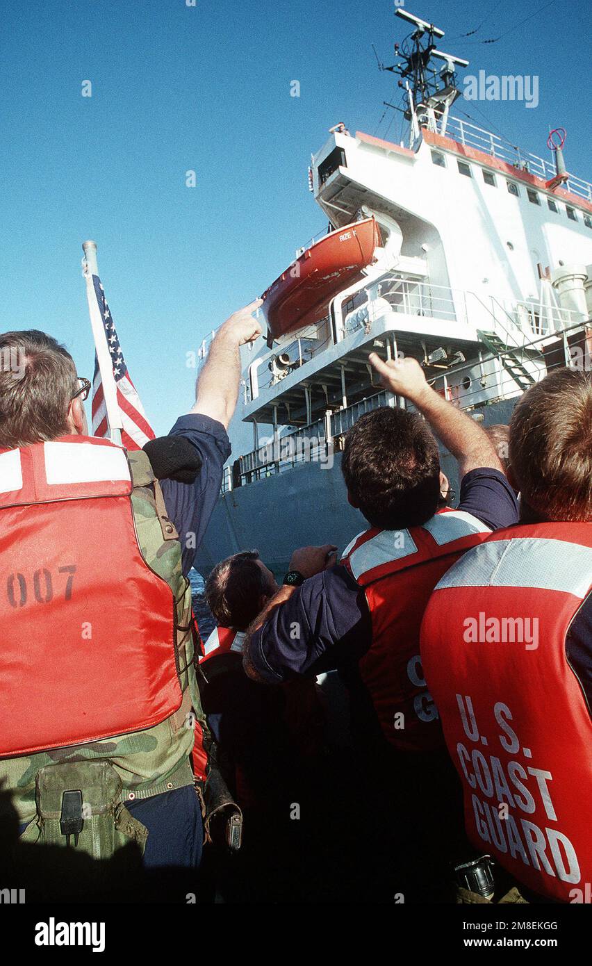 Members of a U.S. Coast Guard Law Enforcement Detachment (LEDET ...