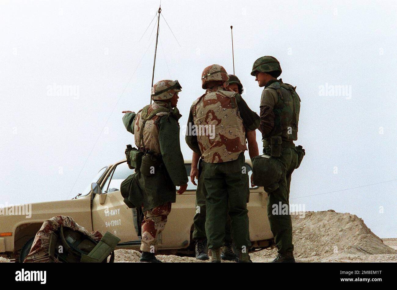 Security team leaders from Naval Mobile Construction Battalion 5 (NMCB ...