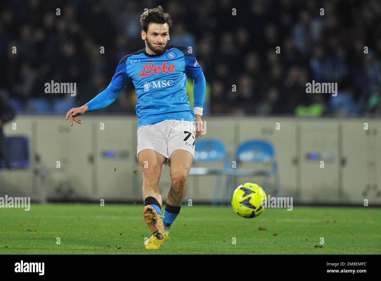 Khvicha kvaratskhelia 2023 juventus hi-res stock photography and images ...