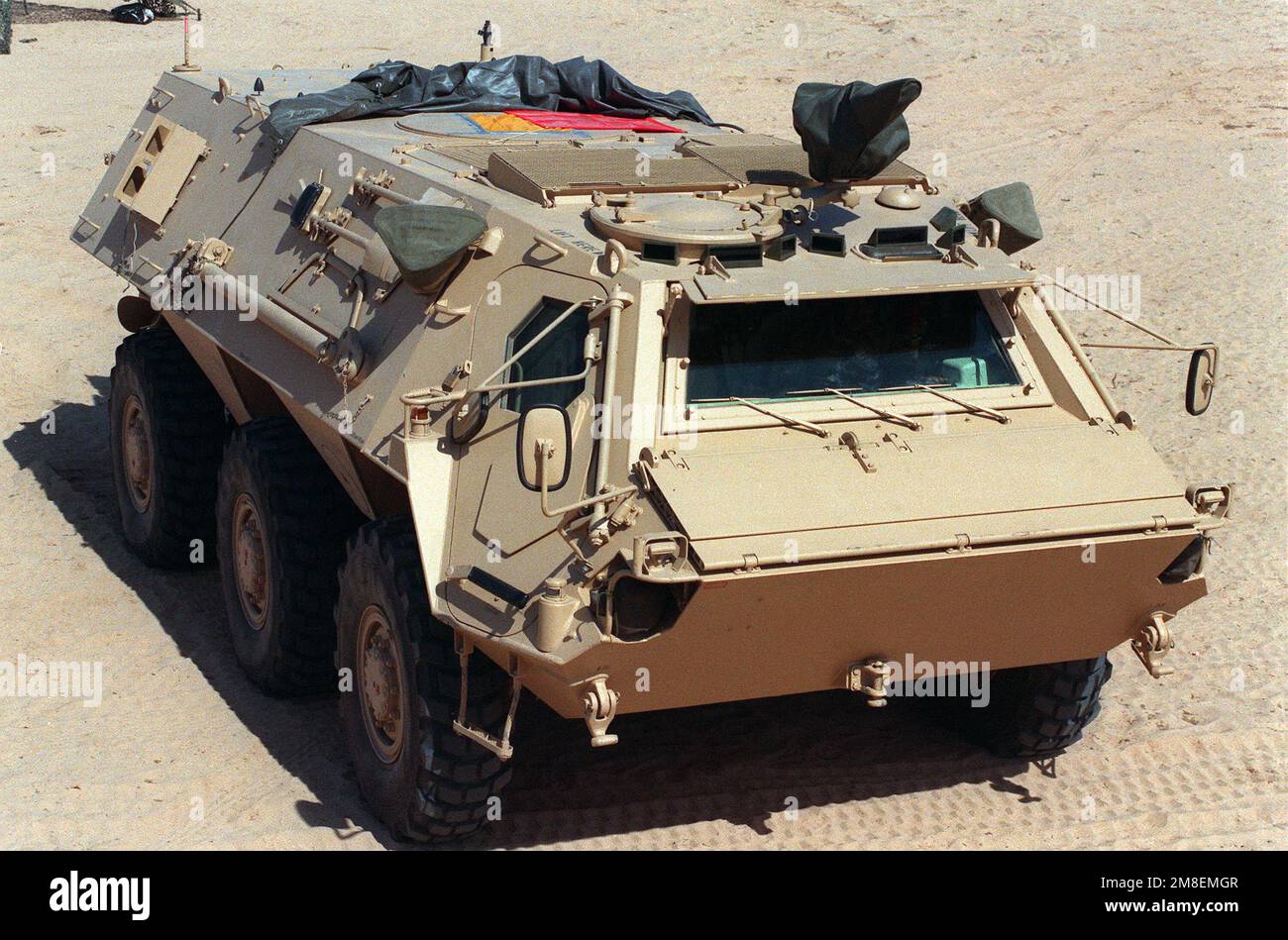 A right front view of an M-93 Fox Nuclear-Biological-Chemical (NBC ...